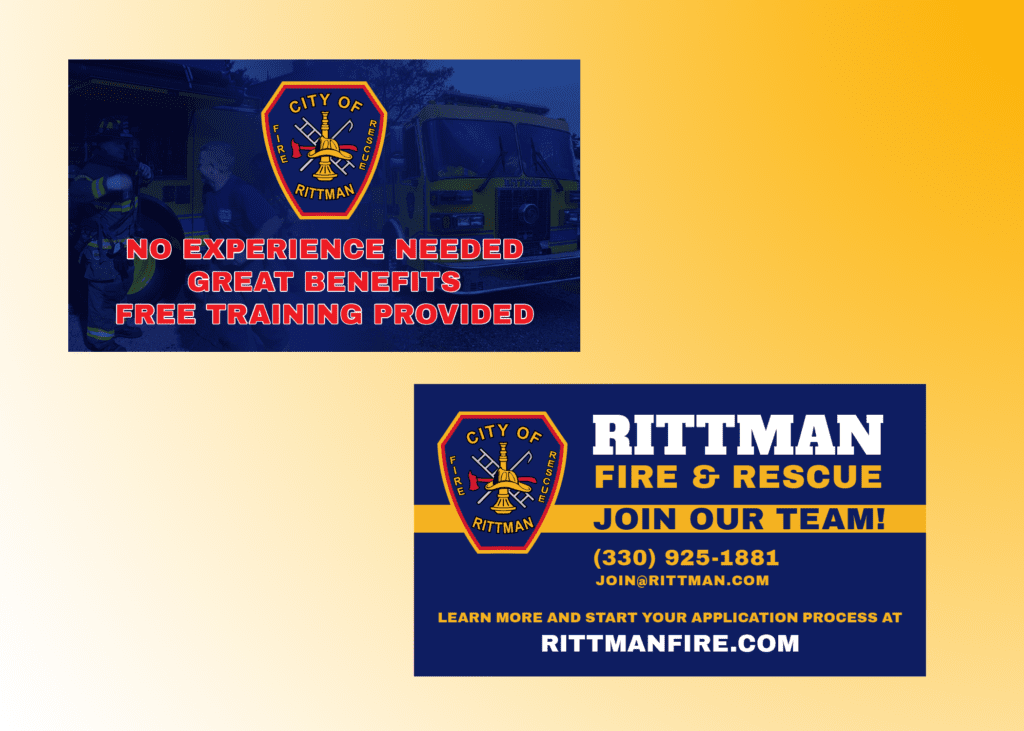 Rittman Ohio Fire Department Recruitment Portal and Media Gallery