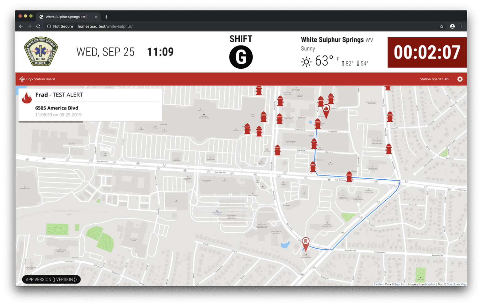 Bryx 911 & Station Integration - First Arriving Dashboards