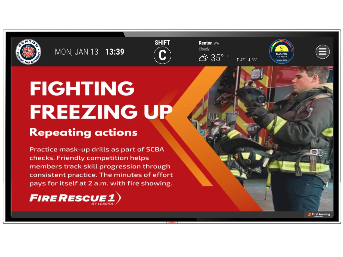 Renton (WA) Regional Fire Authority Praises Dashboards' Impact as ...
