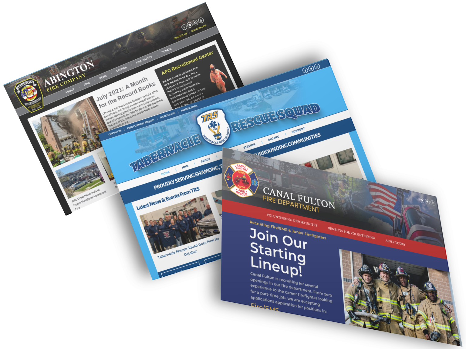 First Arriving - Fire Department Website Design & Hosting