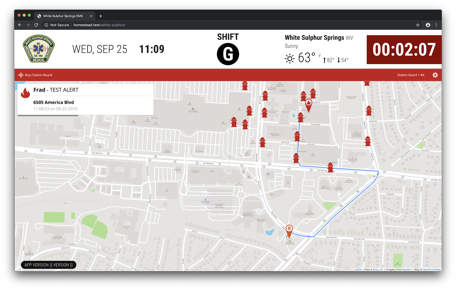 Bryx 911 & Station Integration - First Arriving Dashboards