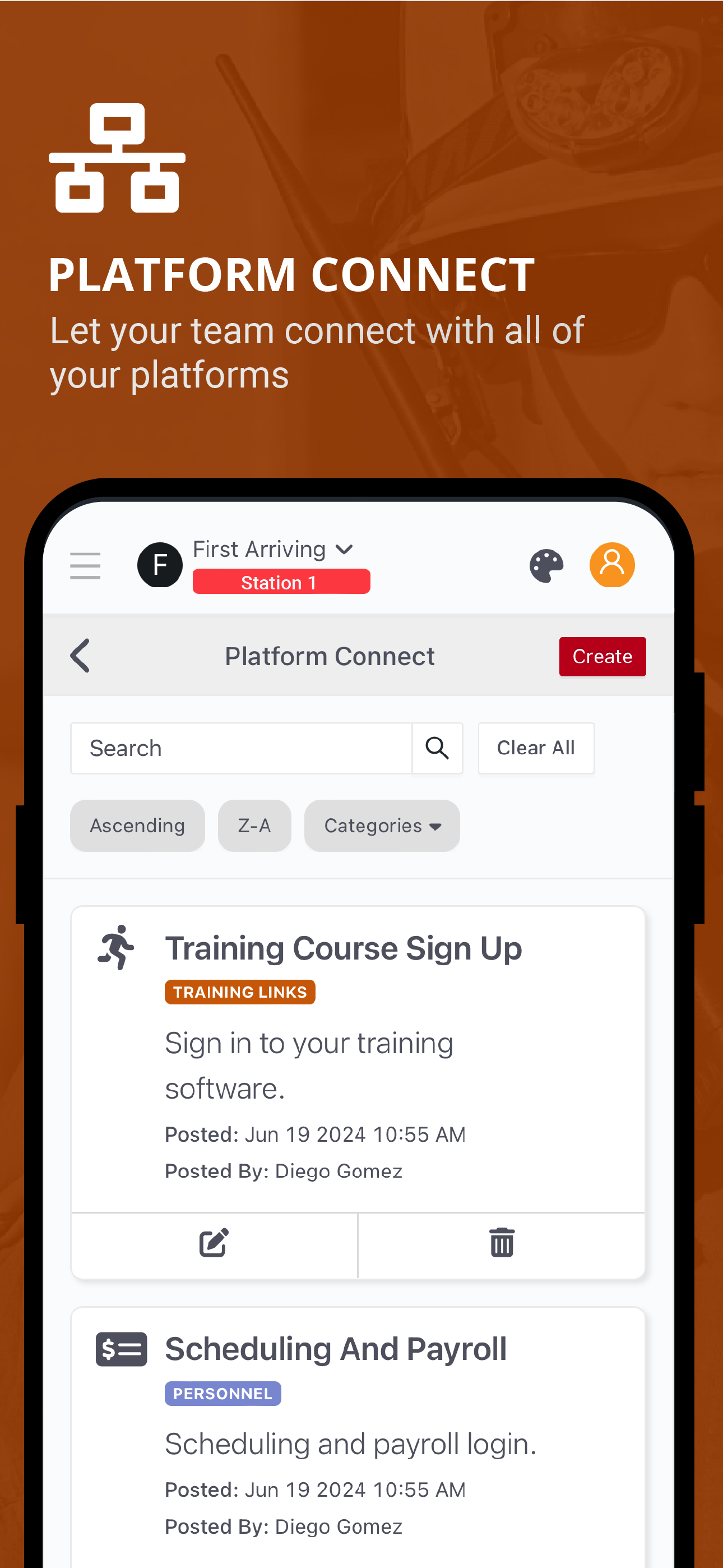 Web & Mobile - First Arriving