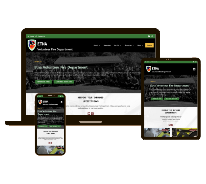 Recent Public Safety Website Launches - First Arriving