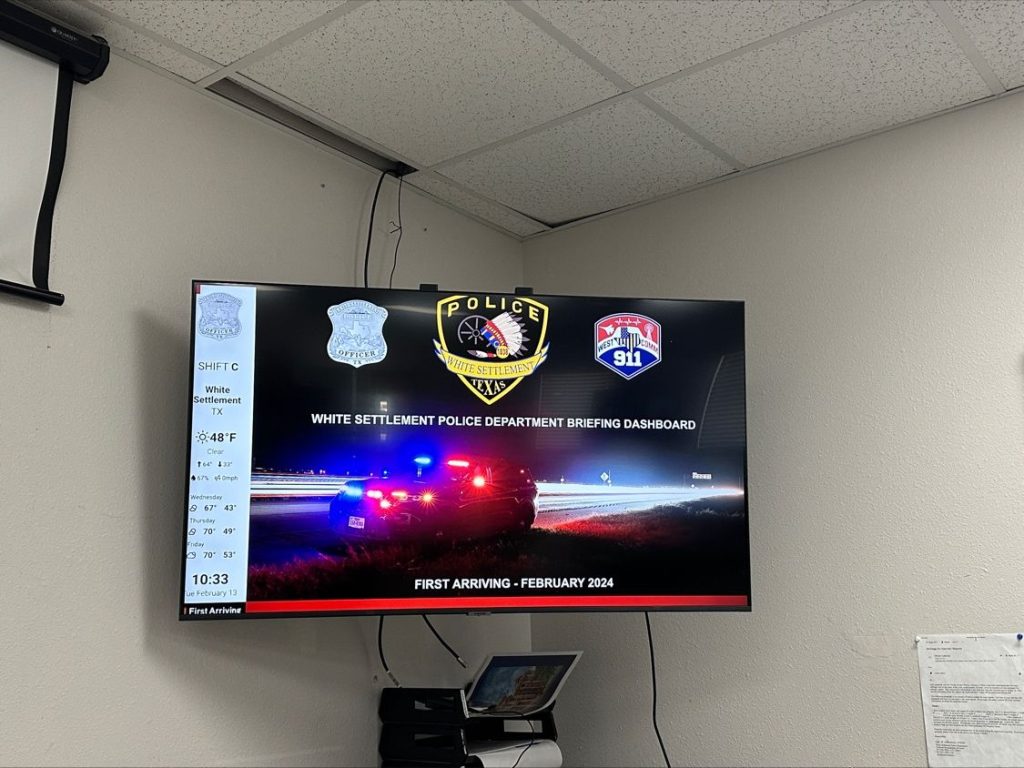 Texas PD Revamps Briefings with Dashboards - First Arriving