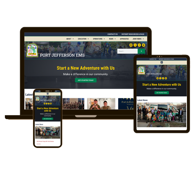 Recent Public Safety Website Launches - First Arriving