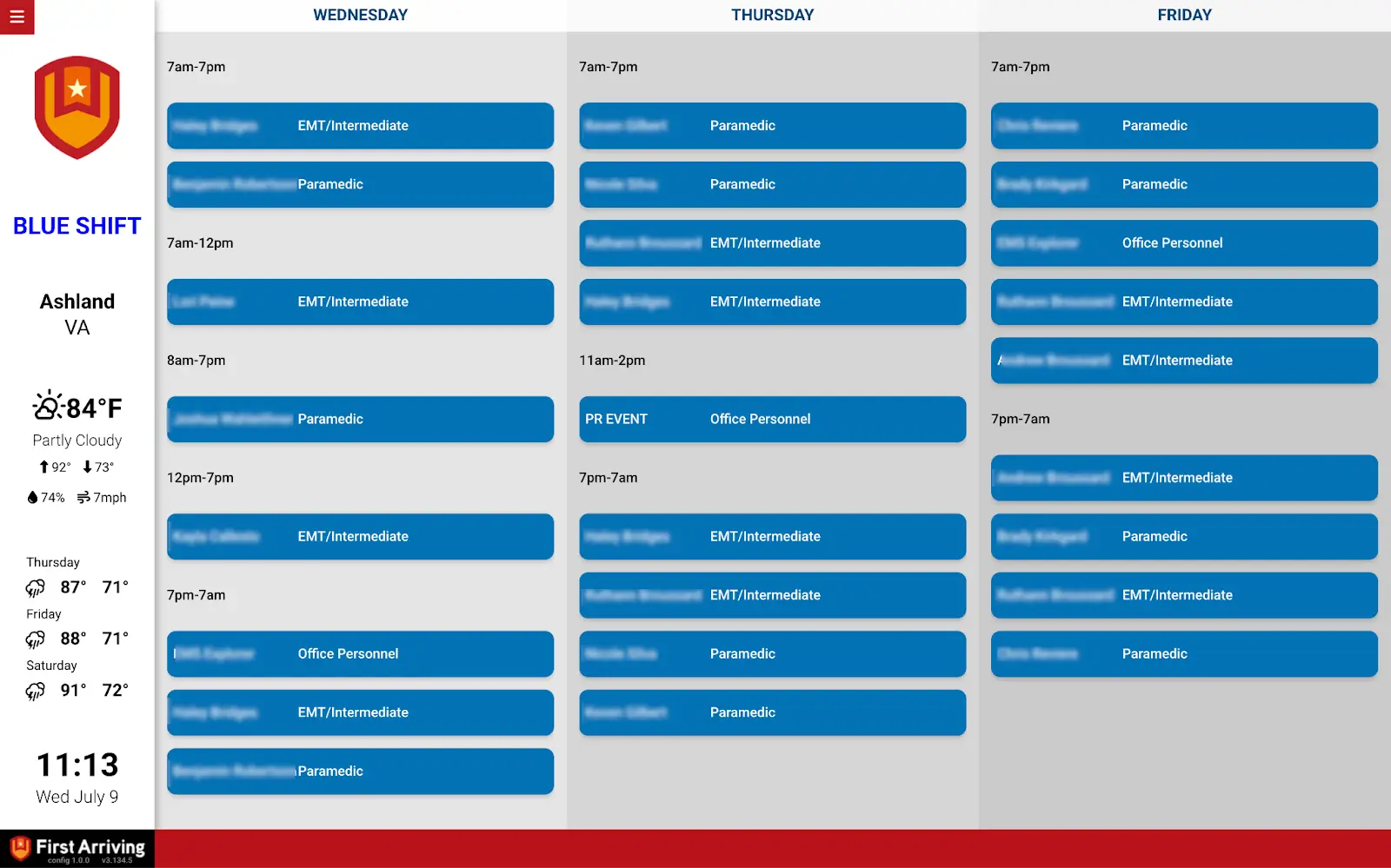 WhenToWork - Scheduling Software - First Arriving Dashboards